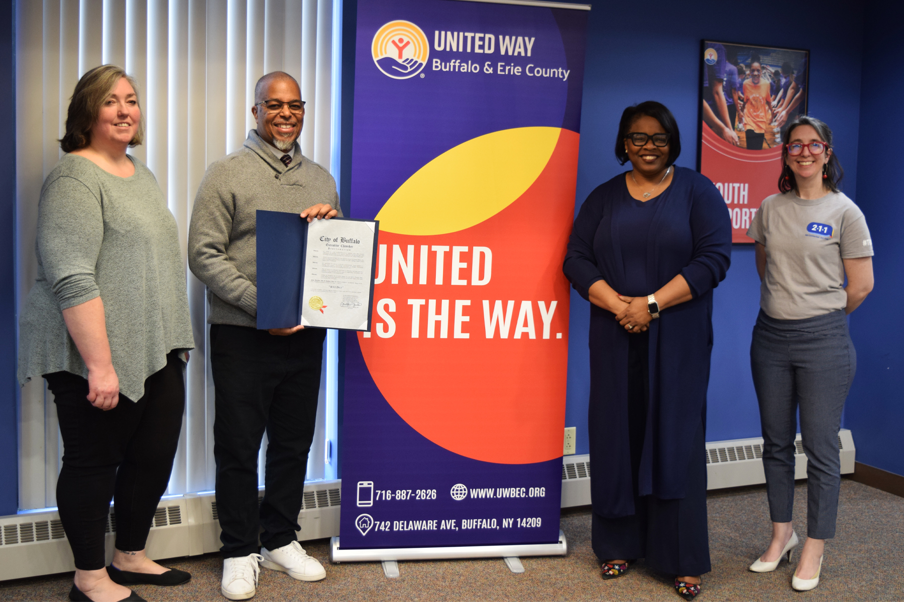 City of Buffalo Proclaims February 11 as 211 Day, Recognizing United ...